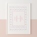 Wildflower Alphabet Poster, Floral Alphabet Print, Printable ...