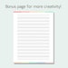 Printable Kids Story Paper, Write & Draw Journal Page, Story Template ...