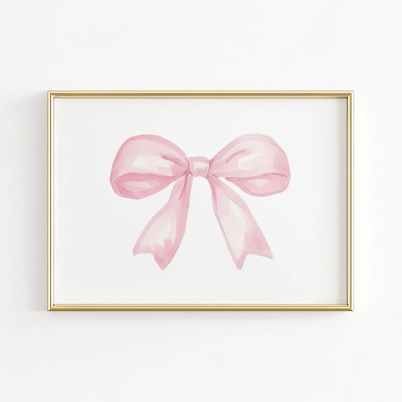 Pink Bow Room Decor - Etsy