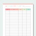Printable Kids Allowance Chart, Allowance Tracker, Kids Savings Tracker ...