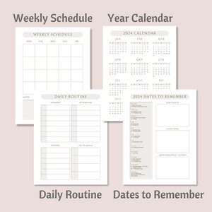 Fillable Nanny Binder PDF, Printable Nanny Planner Template, Nanny ...
