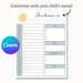 Printable Babysitter Schedule, Nanny Schedule, Infant Schedule ...