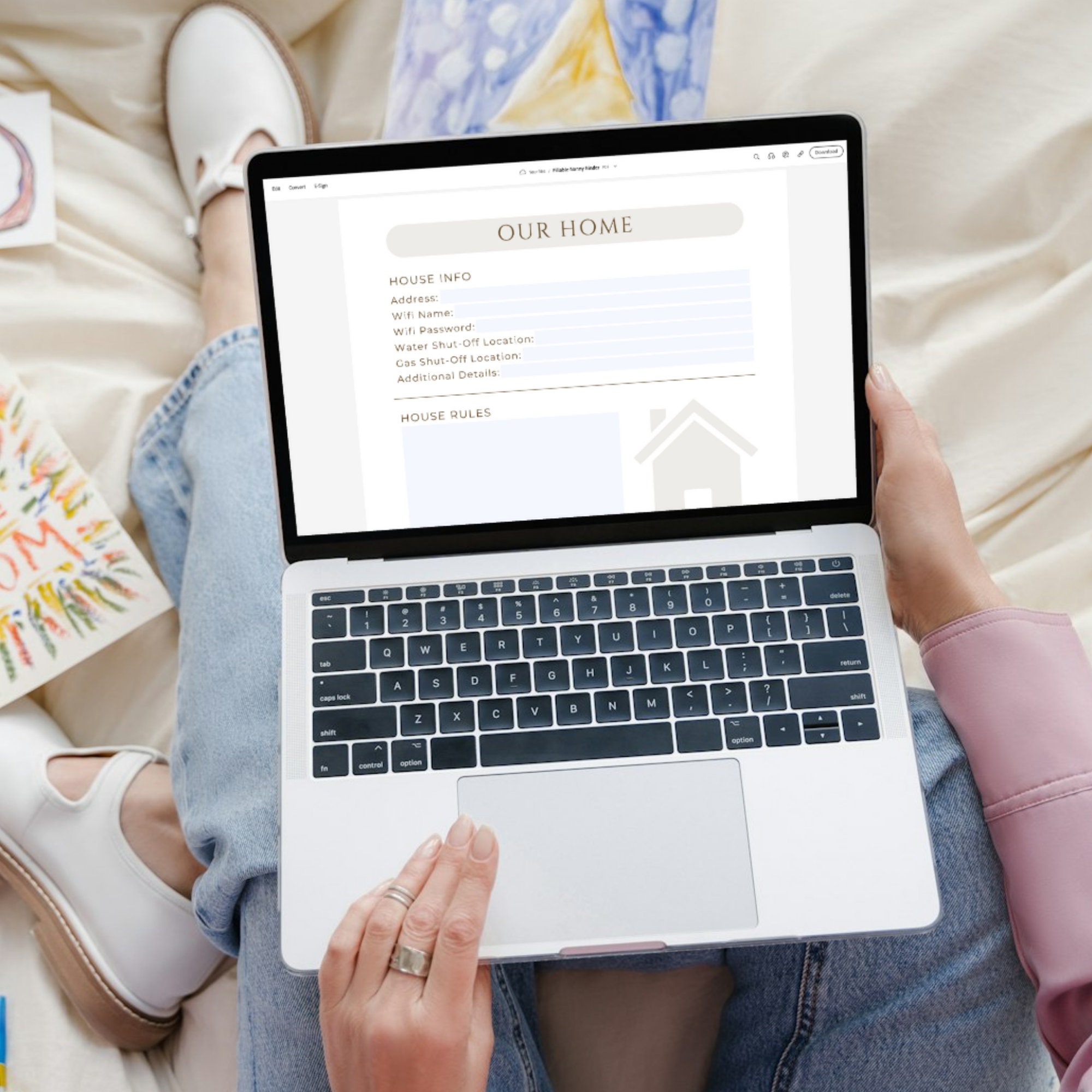 Fillable Nanny Binder PDF, Printable Nanny Planner Template, Nanny ...