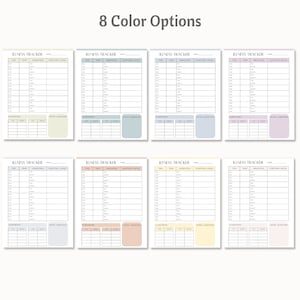 Printable Medication Tracker, Child Illness Log, Medication Log ...