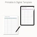Printable Contact List, Contact List Sheet, Phone Number List, Contacts ...