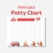 Fire Truck Potty Chart, Potty Training Chart, Sticker Potty Chart ...