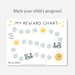 Train Reward Chart Printable Sticker Chart Toddler Reward - Etsy