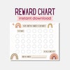 Boho Rainbow Reward Chart, Printable Sticker Chart, Rainbow Chart ...