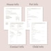 Fillable Nanny Binder PDF, Printable Nanny Planner Template, Nanny ...