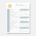 Printable Babysitter Schedule, Nanny Schedule, Infant Schedule ...
