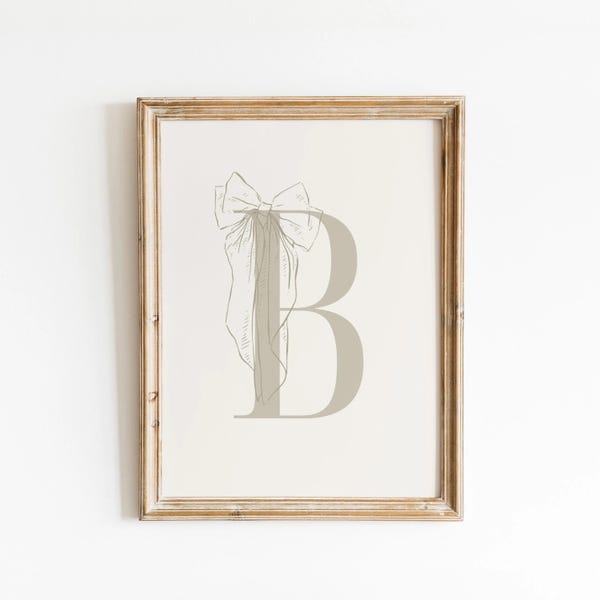 Initial Wall Decor - Etsy