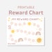 Boho Rainbow Reward Chart, Printable Sticker Chart, Toddler Reward ...