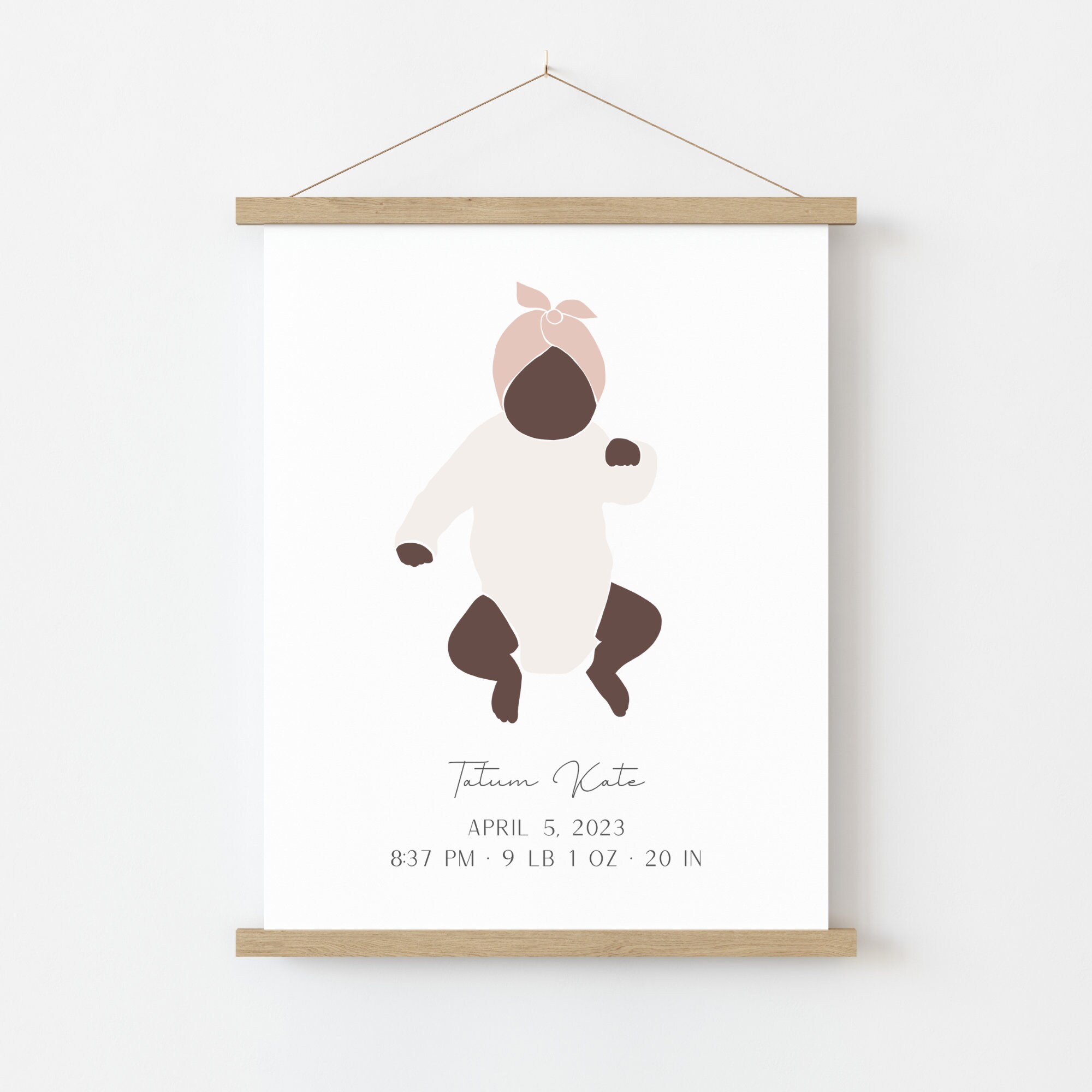 Personalized Baby Birth Stats Print Printable Newborn Birth - Etsy