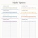 Printable Contact List, Contact Sheet, Phone Number List, Address Book ...