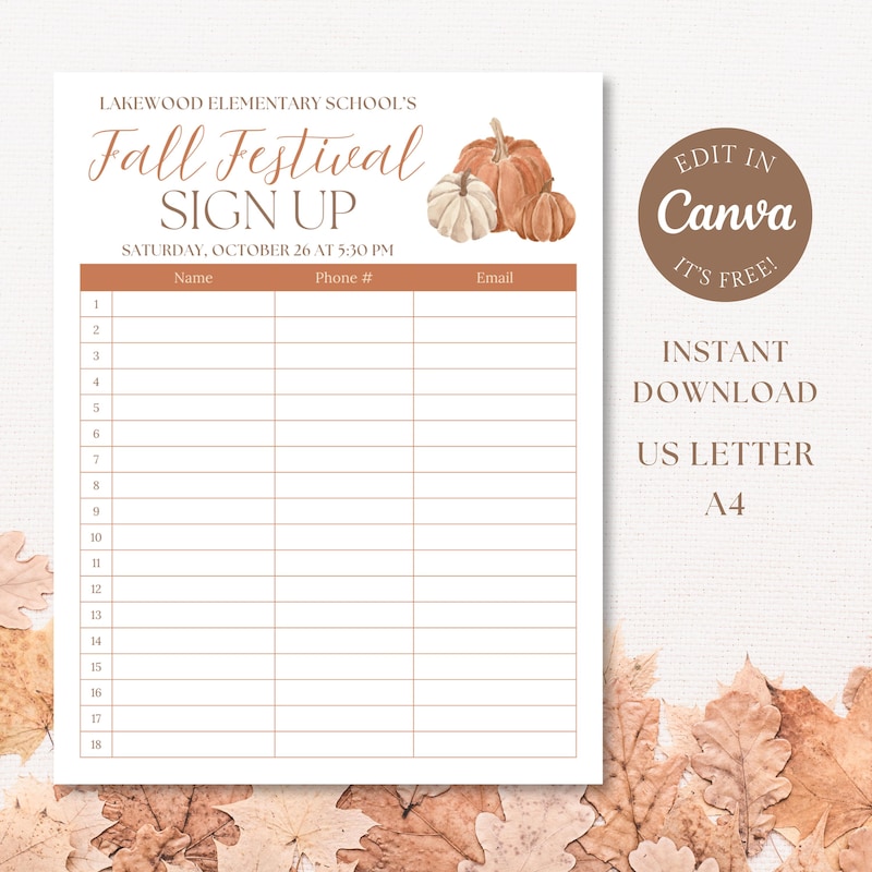 Fall Festival Signs - Etsy