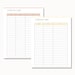 Printable Contact List, Contact List Sheet, Phone Number List, Contacts ...