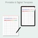 Printable Kids Savings Tracker, Kids Money Saving Goals, Financial ...