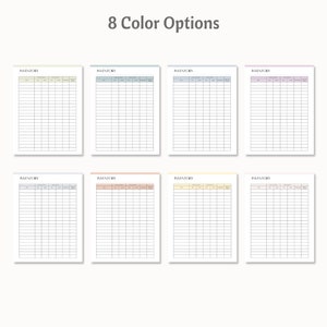 Printable Inventory Tracker, Inventory Log, Craft Business Supplies Log ...