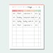 Homework Checklist, Printable Weekly Homework Log, Homework Planner ...