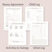 Fillable Nanny Binder PDF, Printable Nanny Planner Template, Nanny ...