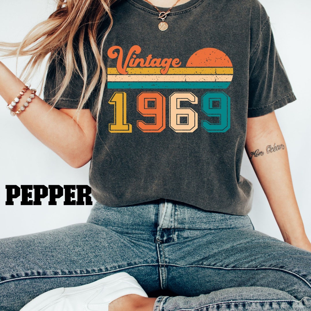 1969 Shirt, Vintage 1969, Born in 1969, Comfort Colors, Birthday Gift ...