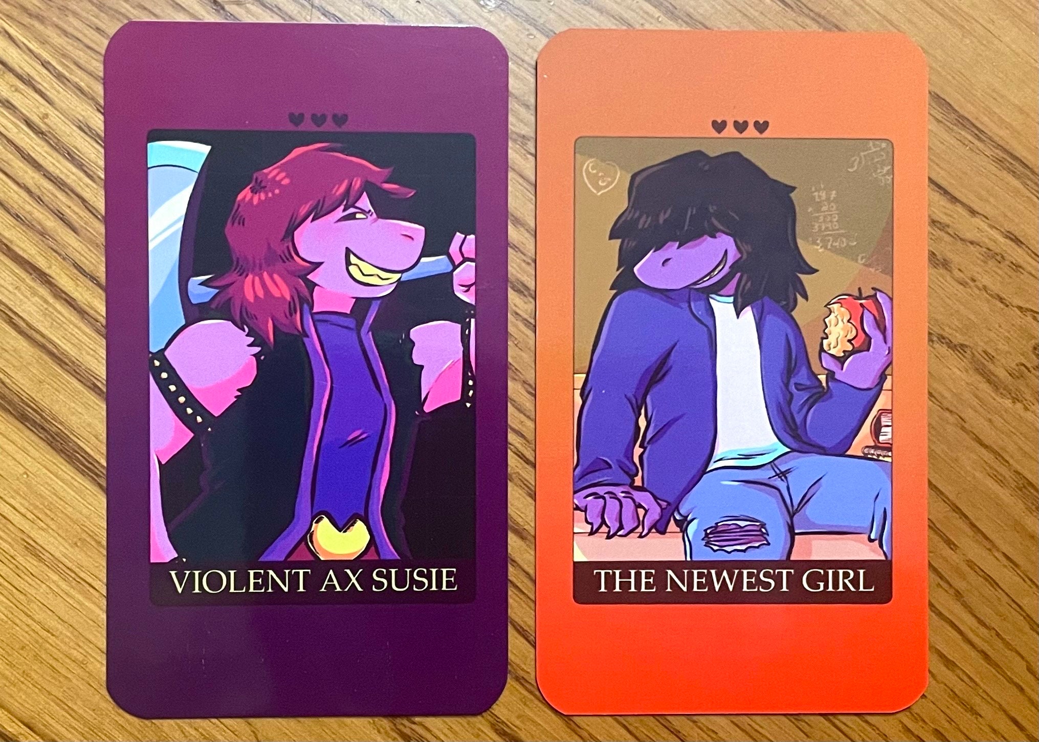 DELTARUNE Double-sided Card Prints - Etsy