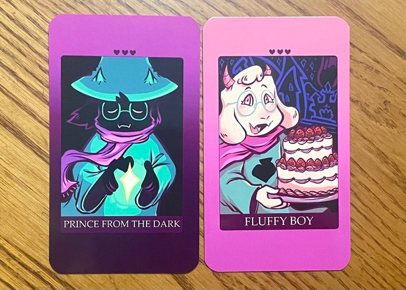 DELTARUNE Double-sided Card Prints - Etsy