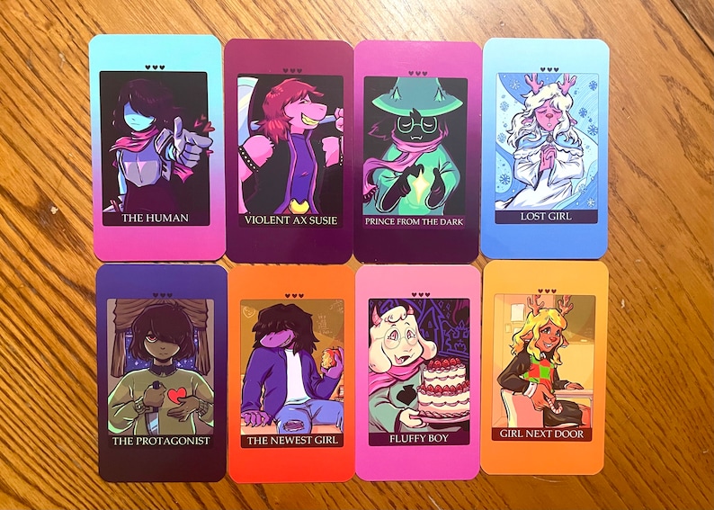 DELTARUNE Double-sided Card Prints - Etsy