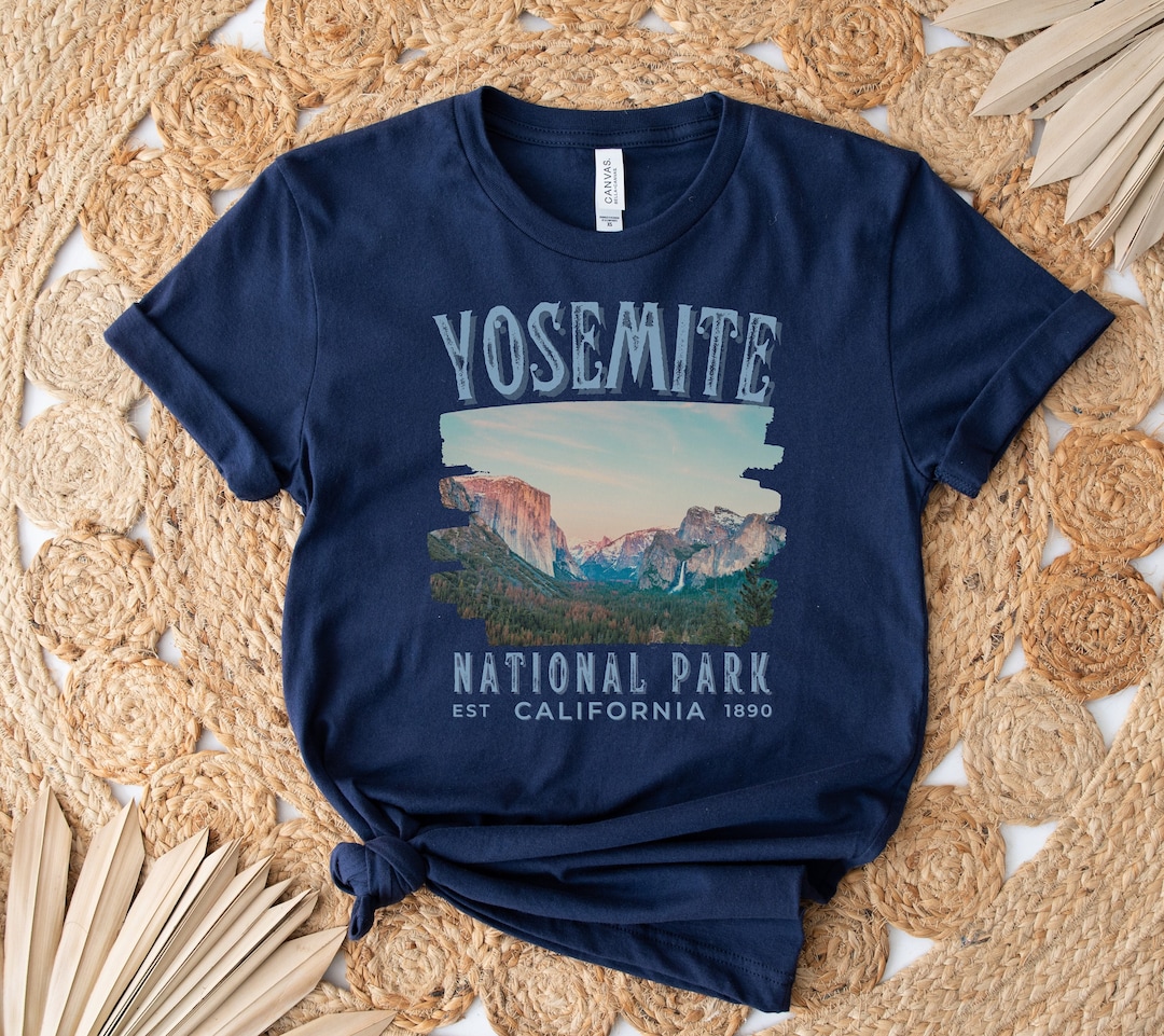Unisex Yosemite National Park California T-shirt Camping Shirt Gift ...