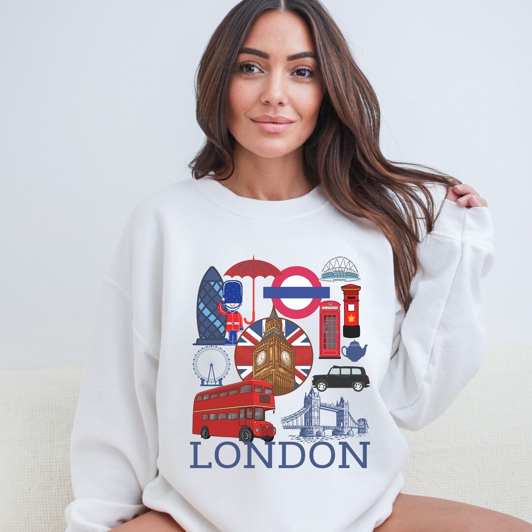 London Landmarks England Sweatshirt, London Underground Jumper, Gift ...