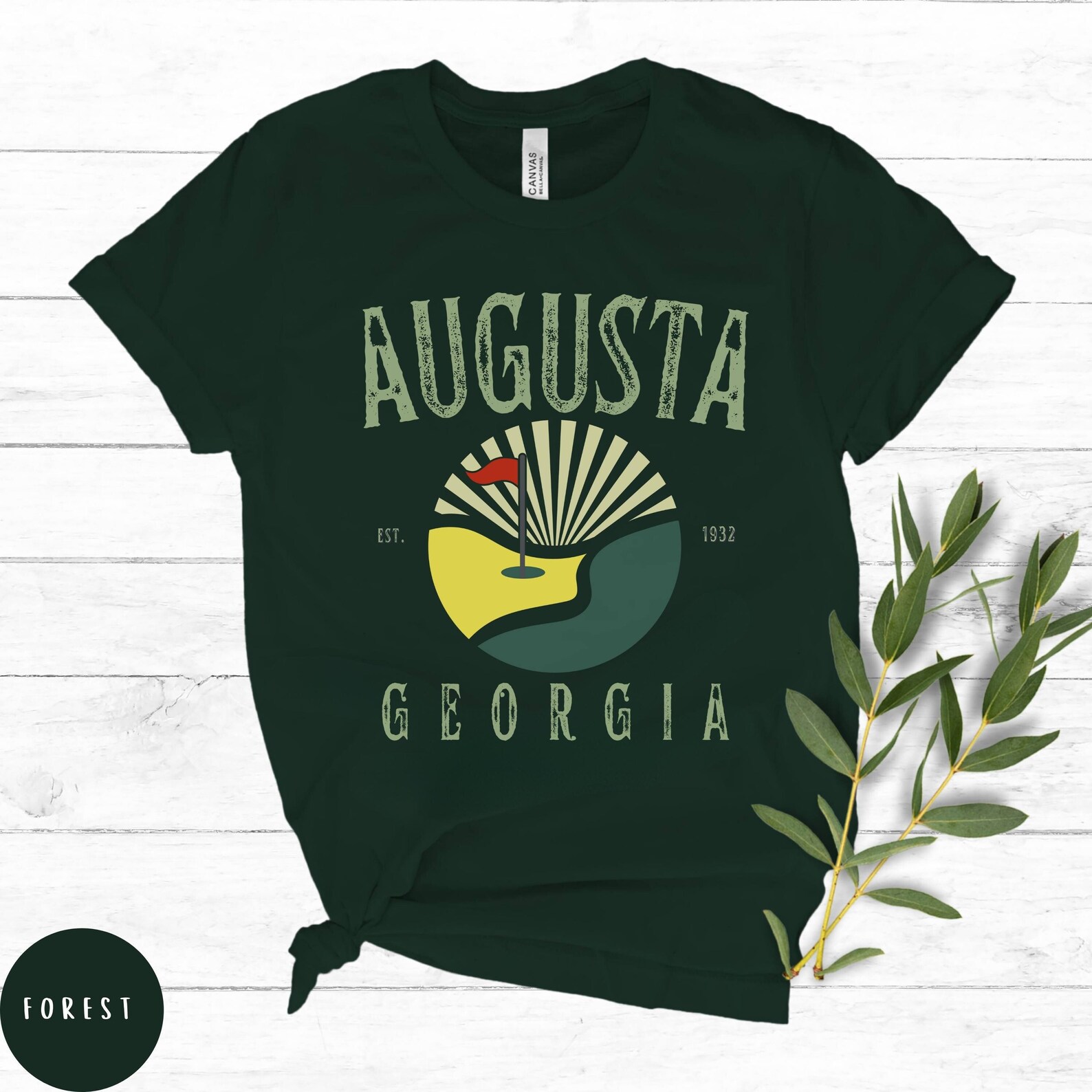 Augusta Georgia Golf Club T-shirt, Golf Lover Shirt Gift, Golfer Tshirt ...
