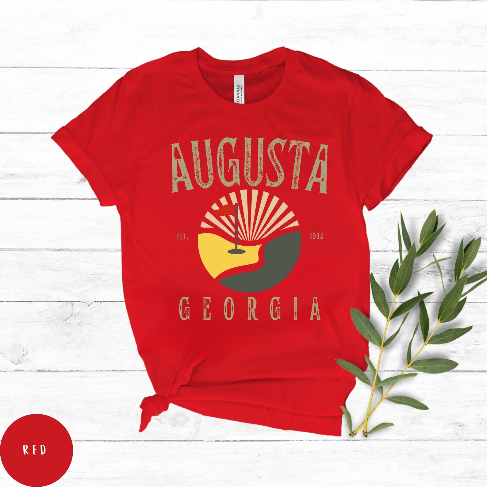Augusta Georgia Golf Club T-shirt, Golf Lover Shirt Gift, Golfer Tshirt ...
