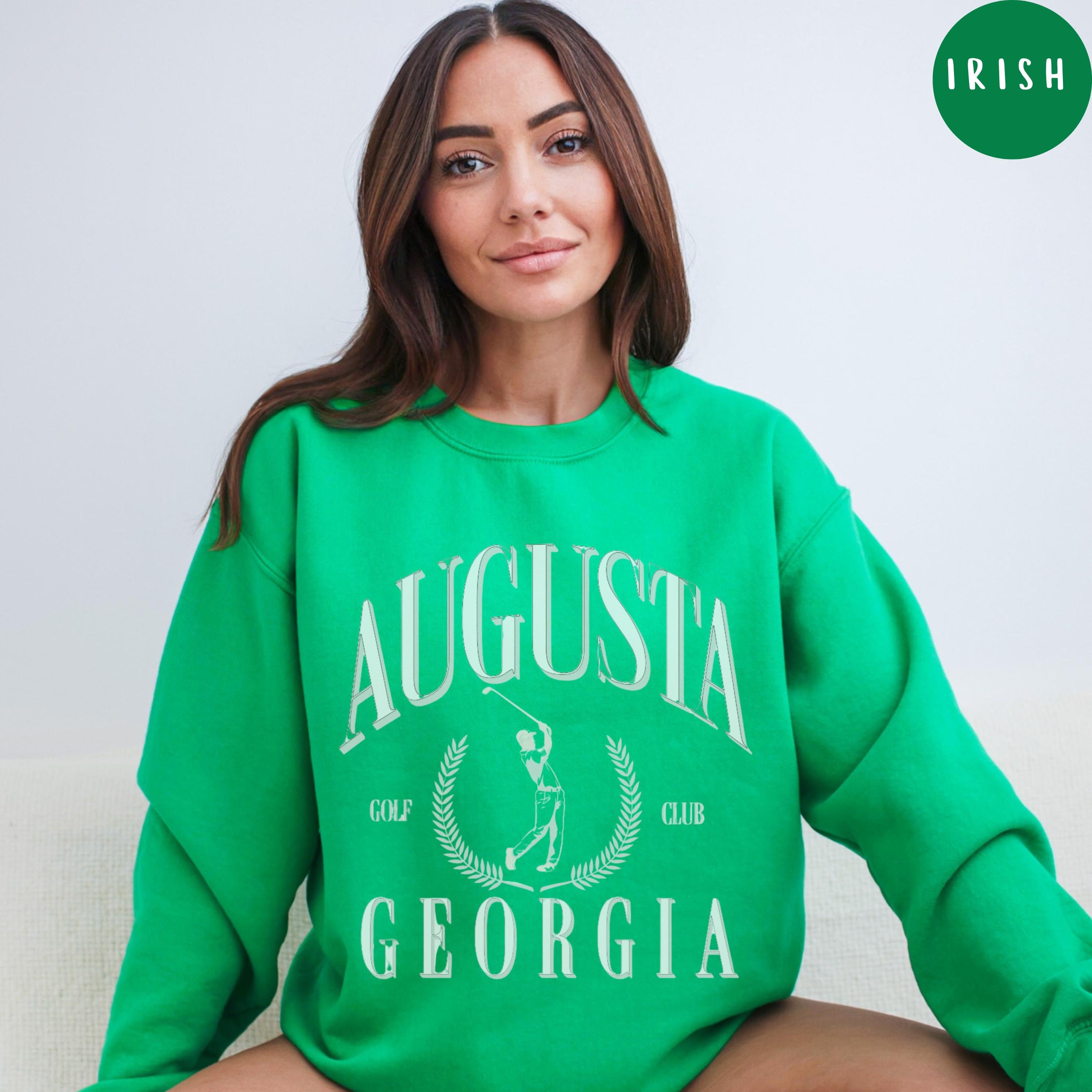 Augusta Georgia Golf Club Sweatshirt, Retro Golfer Crewneck - Etsy