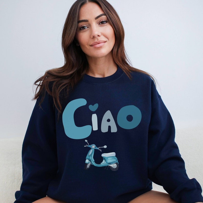 Retro Ciao Sweatshirt Ciao Bella Italian Sweater Italy - Etsy