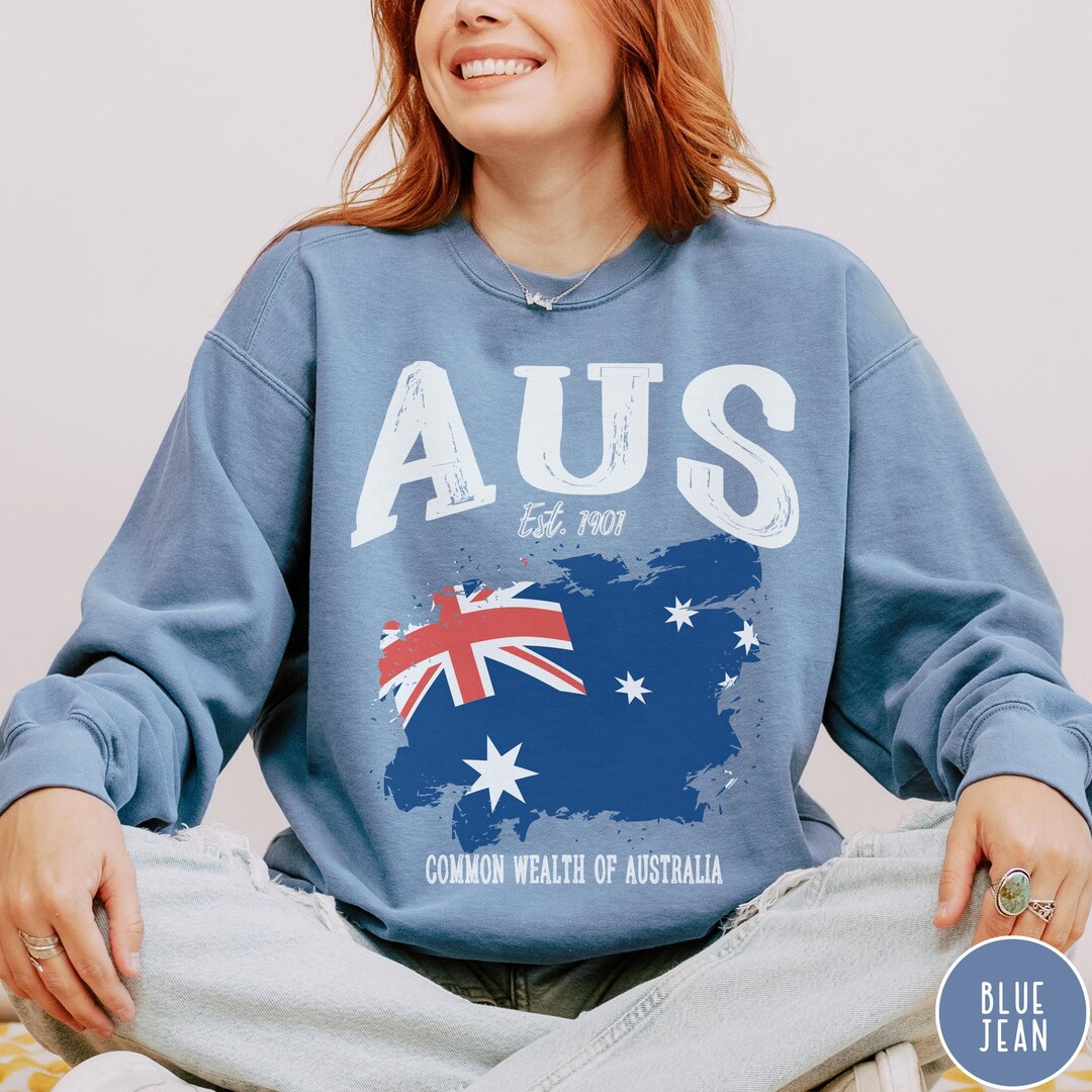 Australia Comfort Colors Sweatshirt Aussie Sweater Australian Shirt ...