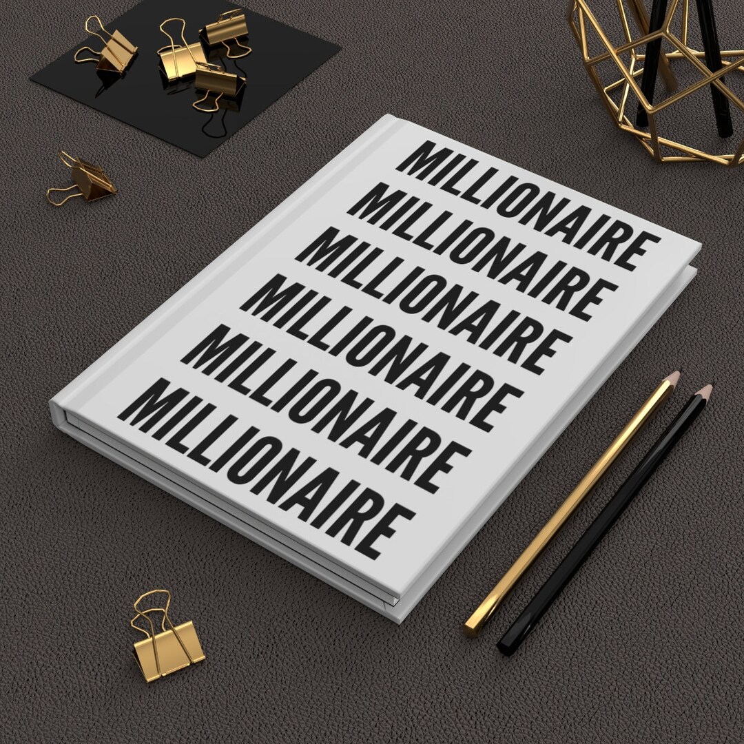 Millionaire Journal A Notebook for All Your Millionaire - Etsy