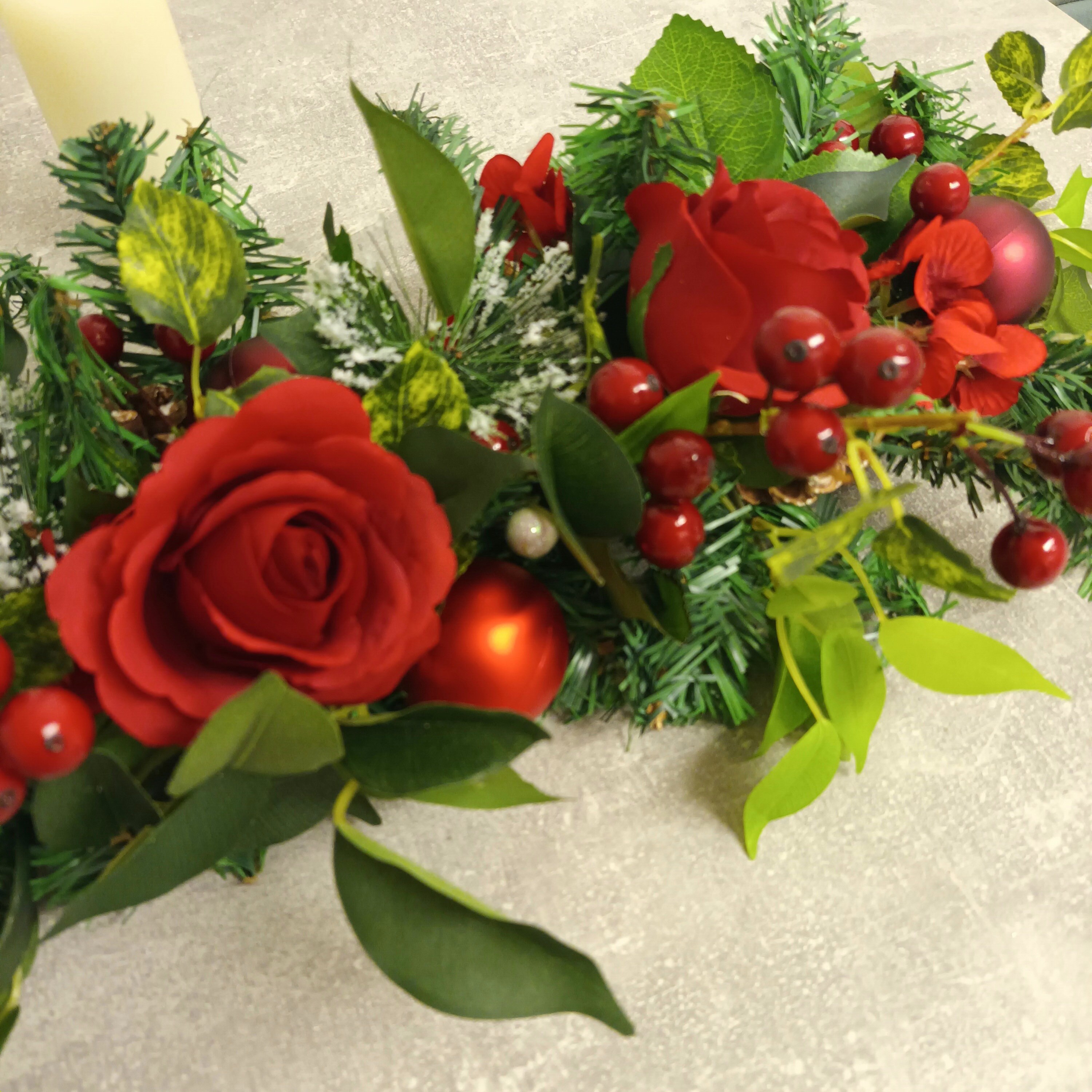 Table Garland, Christmas Runner, Festive Decorations, Table Centrepiece ...