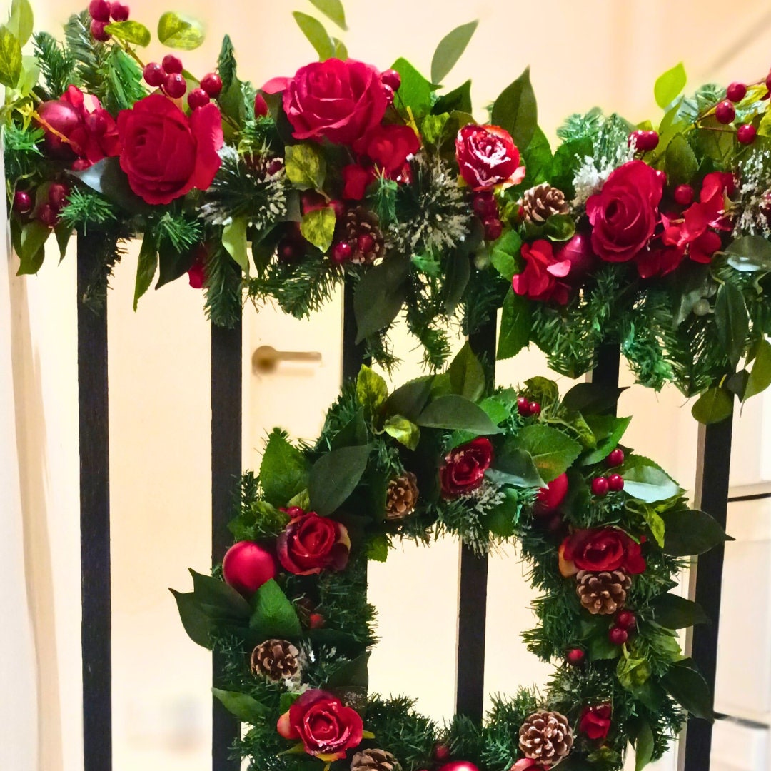 Table Garland, Christmas Runner, Festive Decorations, Table Centrepiece ...