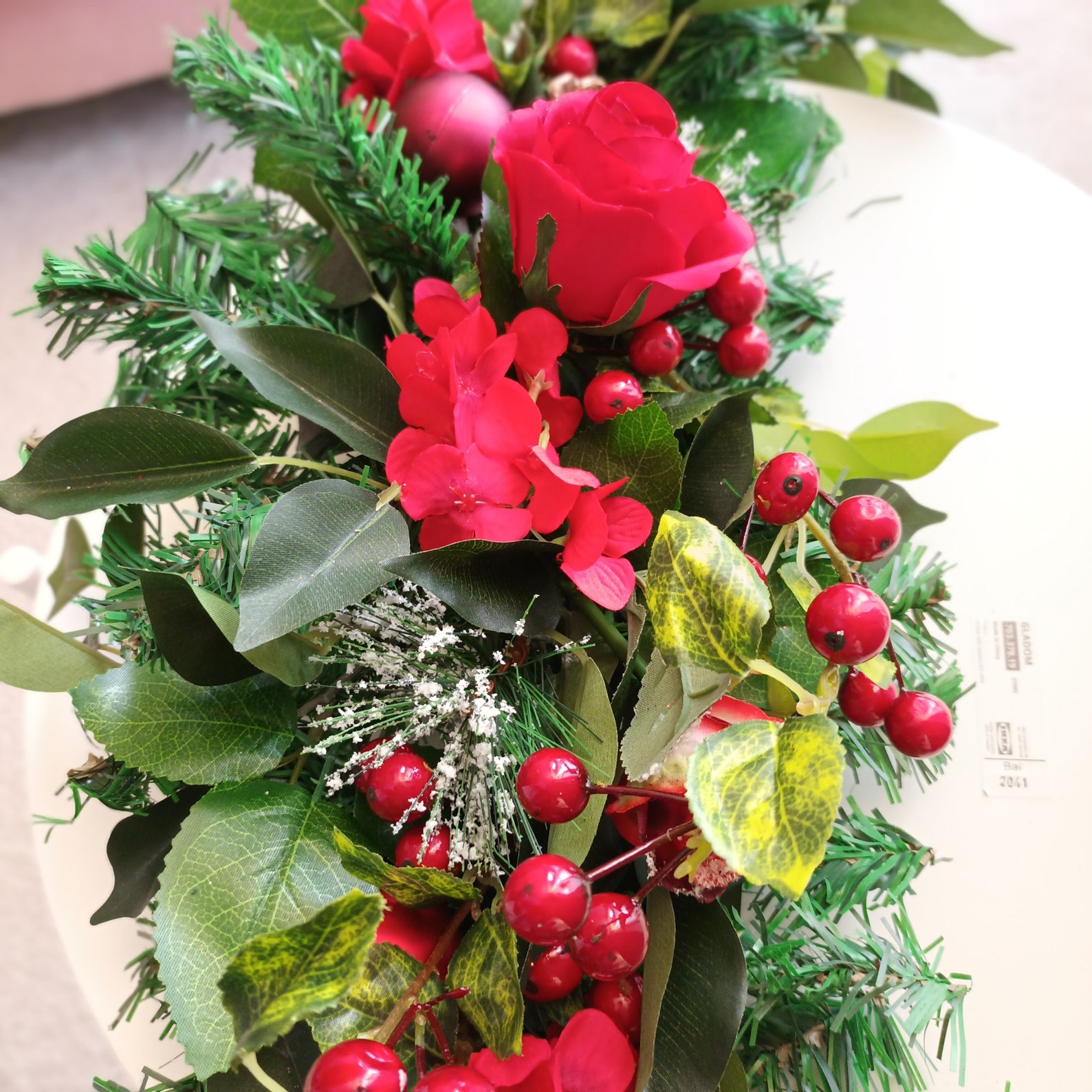 Table Garland, Christmas Runner, Festive Decorations, Table Centrepiece ...