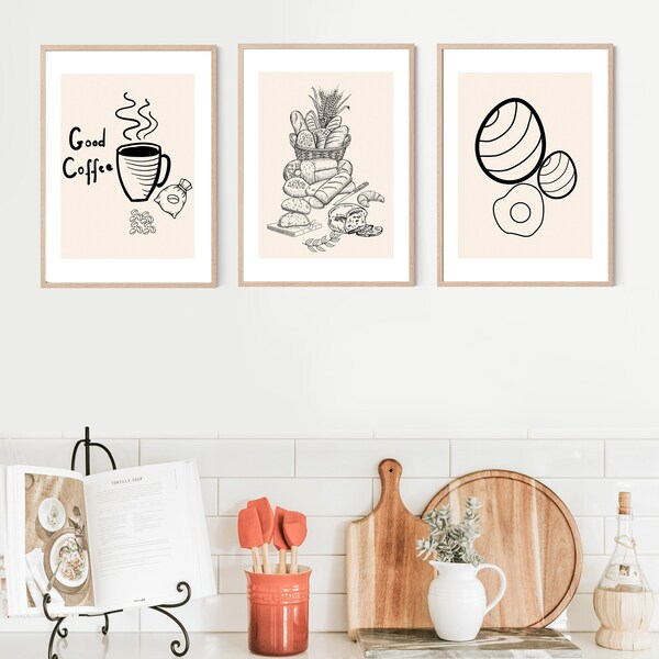 Kitchen Art Set - Etsy