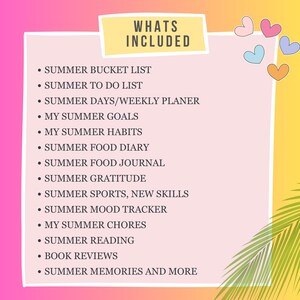 Kids Summer Planner | Printable Activity Pack for Kids | Summer ...