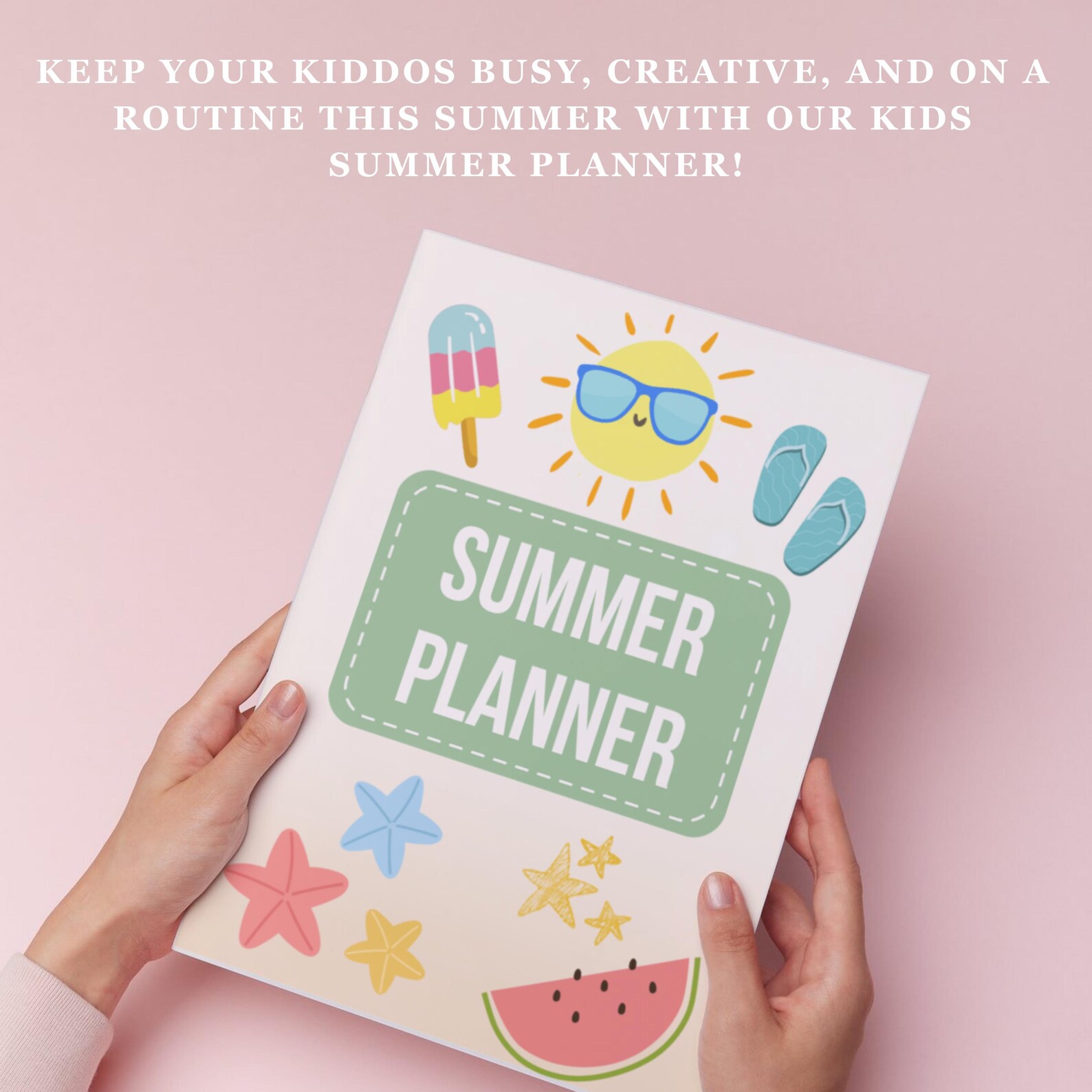 Kids Summer Planner | Printable Activity Pack for Kids | Summer ...