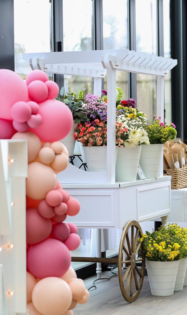 Custom Built Pergola Flower Cart - Start Your Own Business Today! - Etsy