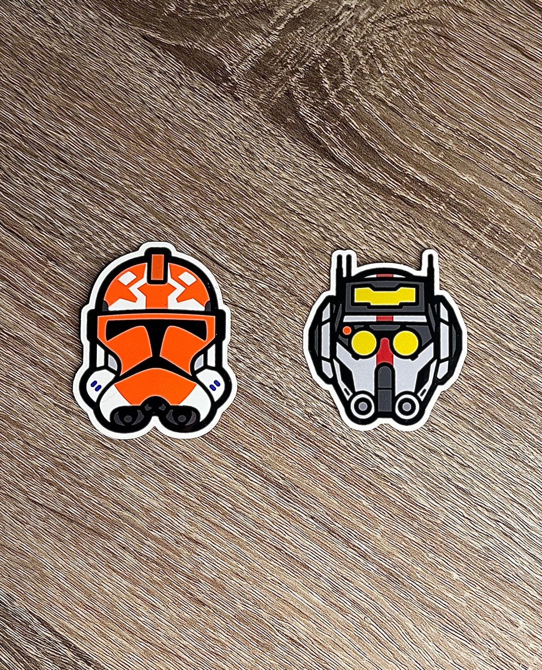 Star Wars Clone Wars Trooper Sticker Pack: Custom Vinyl Decals - Etsy