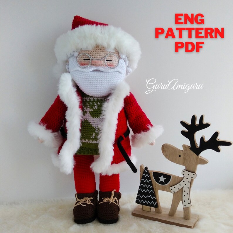 Santa Claus Crochet Pattern Crochet PATTERN PDF in English - Etsy