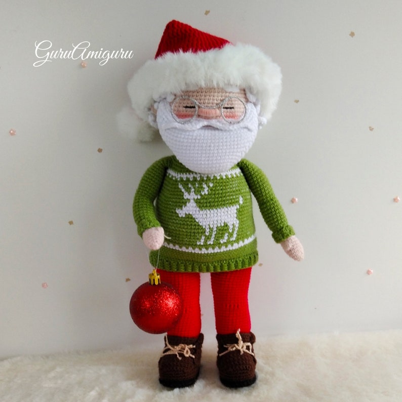 Santa Claus Crochet Pattern Crochet PATTERN PDF in English - Etsy