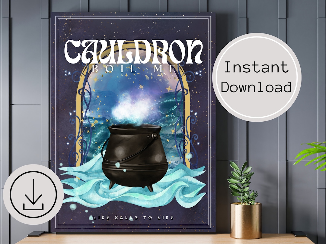 ACOTAR Inspired Cauldron Boil Me Wall Art Digital Download | Like Calls ...