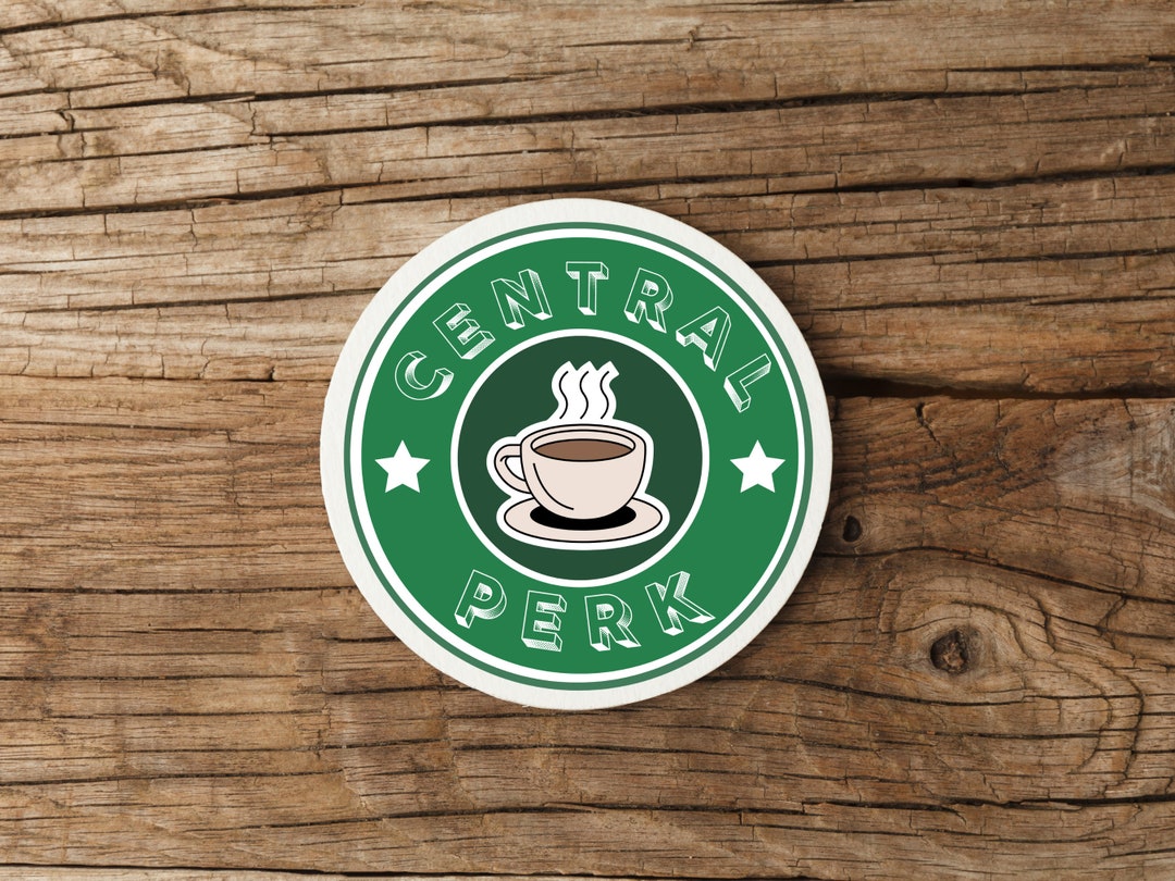 Friends Tvshow Inspired Central Perk PNG, Green Pink and Blue, Steaming ...