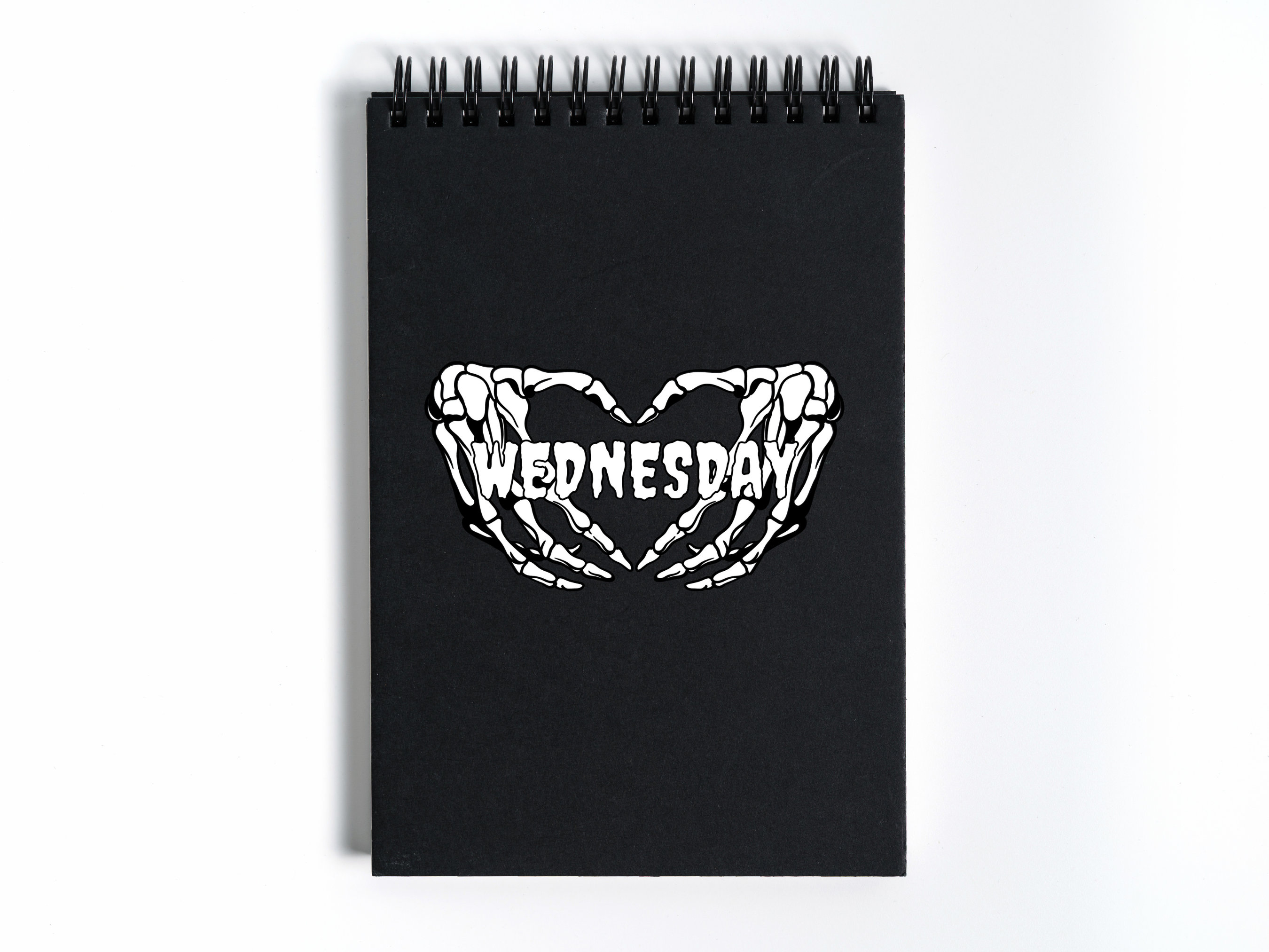 Addams Family Inspired Wednesday PNG and SVG Skeleton Hands Heart ...