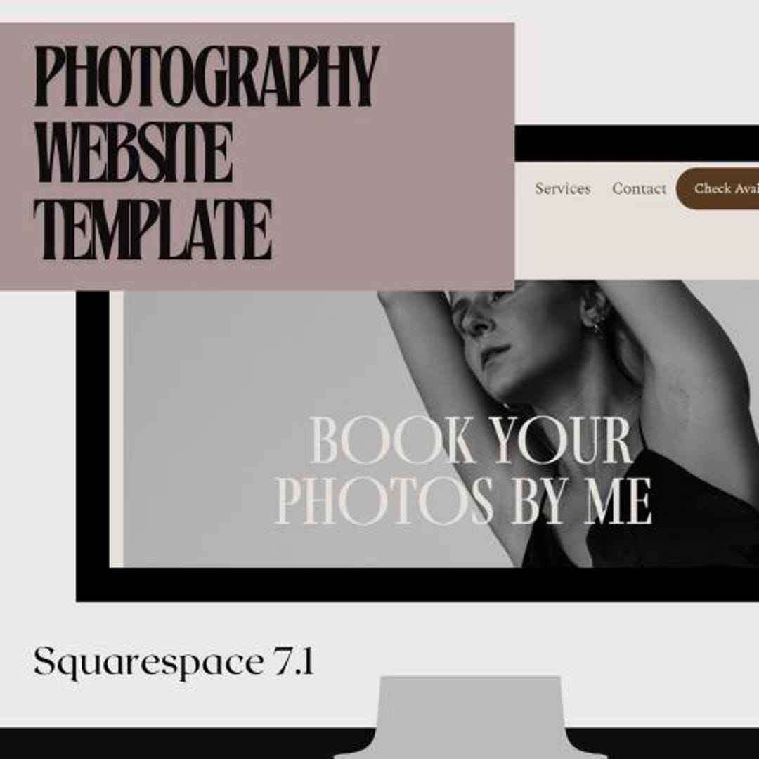 Squarespace Website Template for Photographer, Laura Template Wedding ...